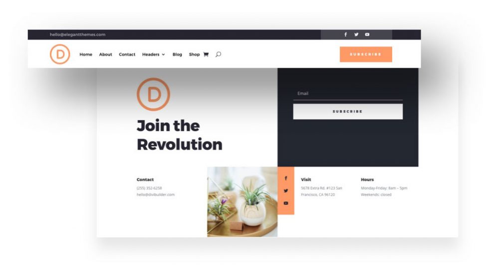Headers and Footers – Just another Elegant Themes Examples 2020 Sites site