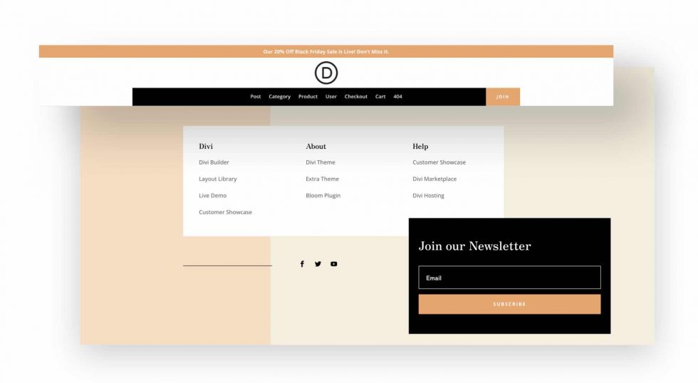Headers and Footers | Just another Elegant Themes Examples 2021 Sites site